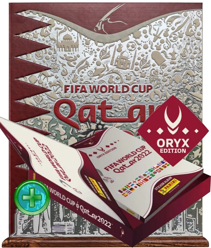 Panini FIFA World Cup Qatar 2022 ORYX TREASURE BOX + Hobby Sapiens ...